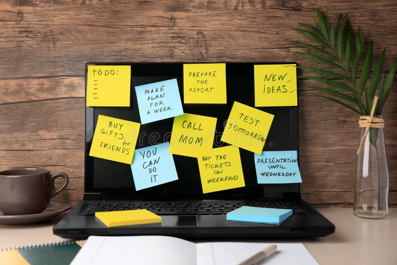 196 Laptop Notes Remember Stock Photos - Free & Royalty-Free Stock ...