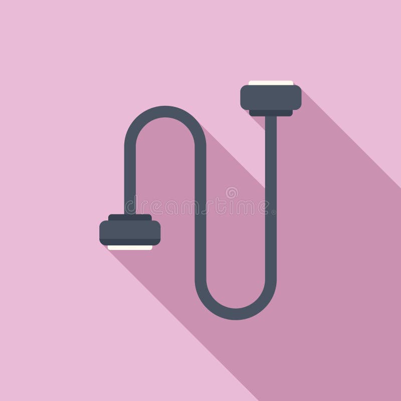 Laptop Repair Cable Icon Flat Vector. Data System Stock Vector - Illustration of tool, vector ...