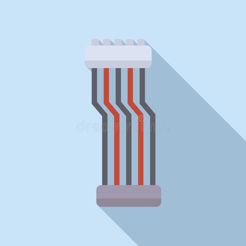 Laptop Repair Hdd Cable Icon Flat Vector. Data Tool Stock Vector ...