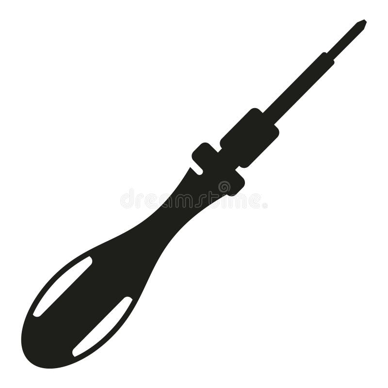 Laptop Repair Screwdriver Icon Simple Vector. Data System Stock Vector ...