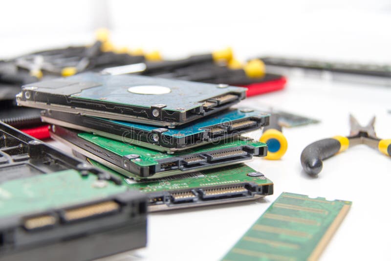 Laptop Repair Tools and Technical Support Stock Image - Image of ...