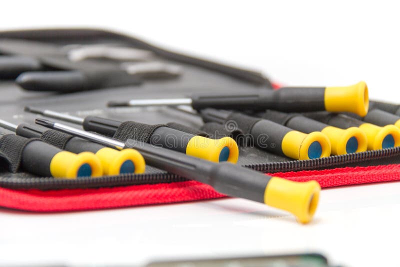 Laptop Repair Tools and Technical Support Stock Image - Image of repair ...