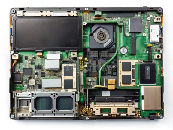 Laptop Repair Unveiling the Inner Workings of a Modern Computer Stock ...