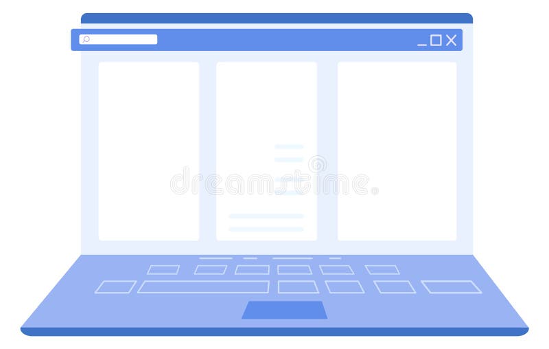 Frame Computer Screen, Cursor Mouse Click, Icon Web Frame. Vector Stock ...