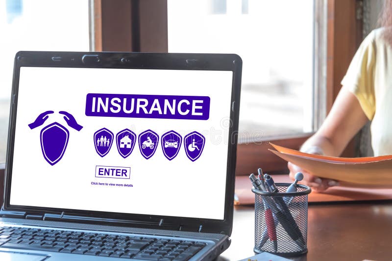 Insurance Concept on a Notepad Stock Photo - Image of finance, life ...