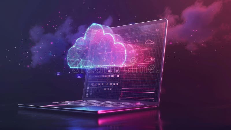 A Laptop Screen Displaying the Interface for Transferring Files To ...