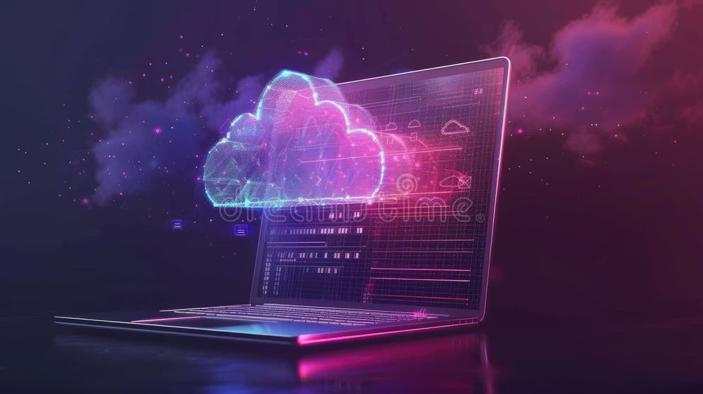 A Laptop Screen Displaying the Interface for Transferring Files To ...