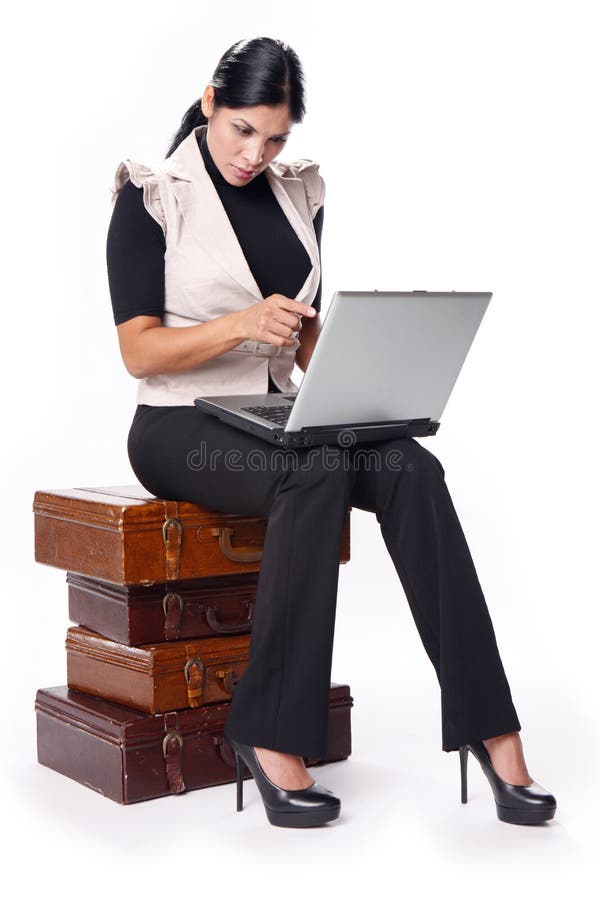 Laptop search stock photo. Image of hands, fresh, isolated - 16618738