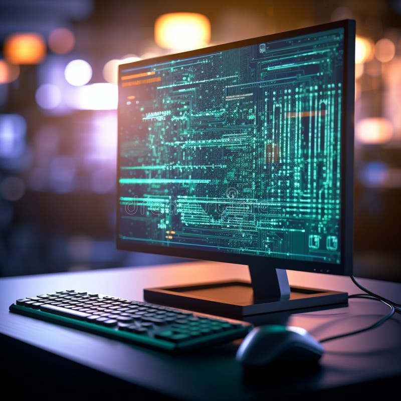 Laptop Show Business Transaction on Screen, Cyber Security and Data Protection, Business and ...