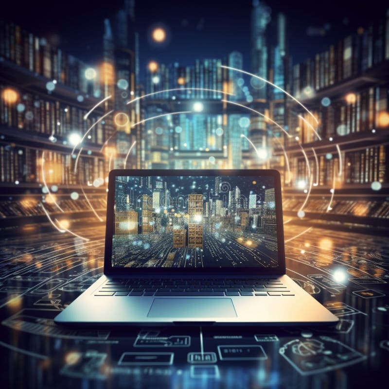 Laptop Show Business Transaction on Screen, Cyber Security and Data Protection, Business and ...