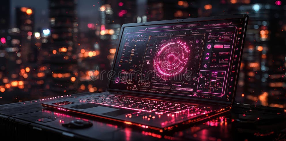 A Laptop Showing a Chatbot Dialogue Screen, Indicating AI Interaction ...