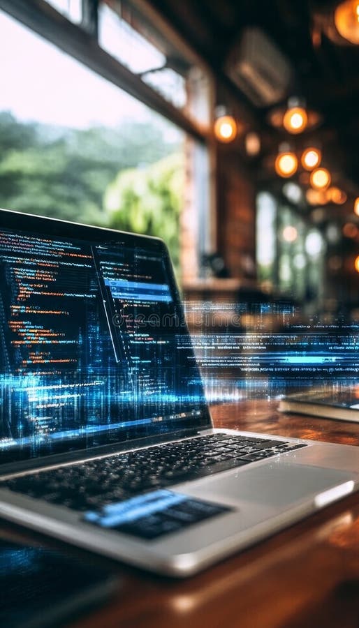Laptop Showing Programming Insights for Developers on Future Digital ...