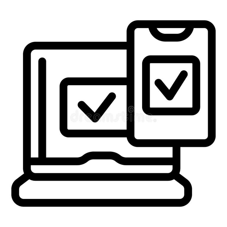 Laptop Showing Validated Access with Smartphone for Two Factor ...