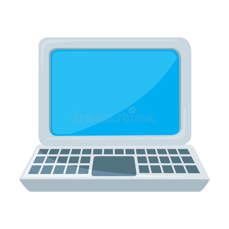 Laptop Sign Emoji Icon Illustration. Computer Vector Symbol Emoticon ...