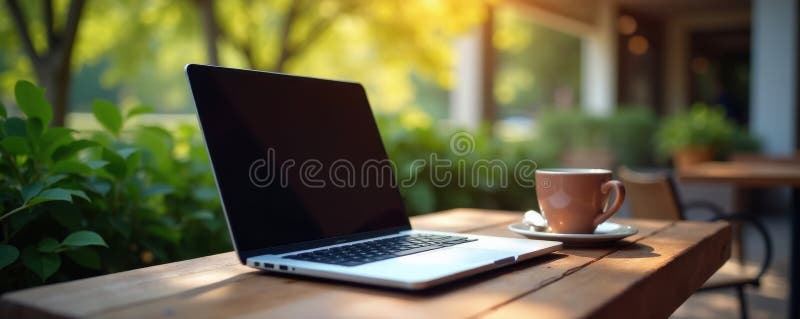 Laptop, Smartphone, Coffee, Outdoor Cafe, Remote Work, Independent ...