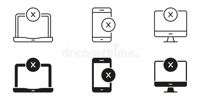 Laptop and smartphone stock vector. Illustration of connection - 49319253