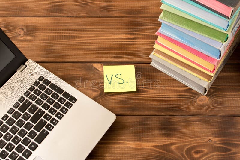 Laptop, Cd, Stack Books and Magazines Stock Photo - Image of journalism ...