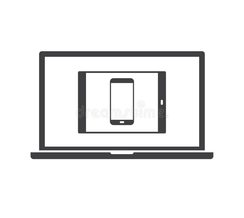 Laptop Tablet Phone Icon Stock Illustrations – 35,837 Laptop Tablet ...
