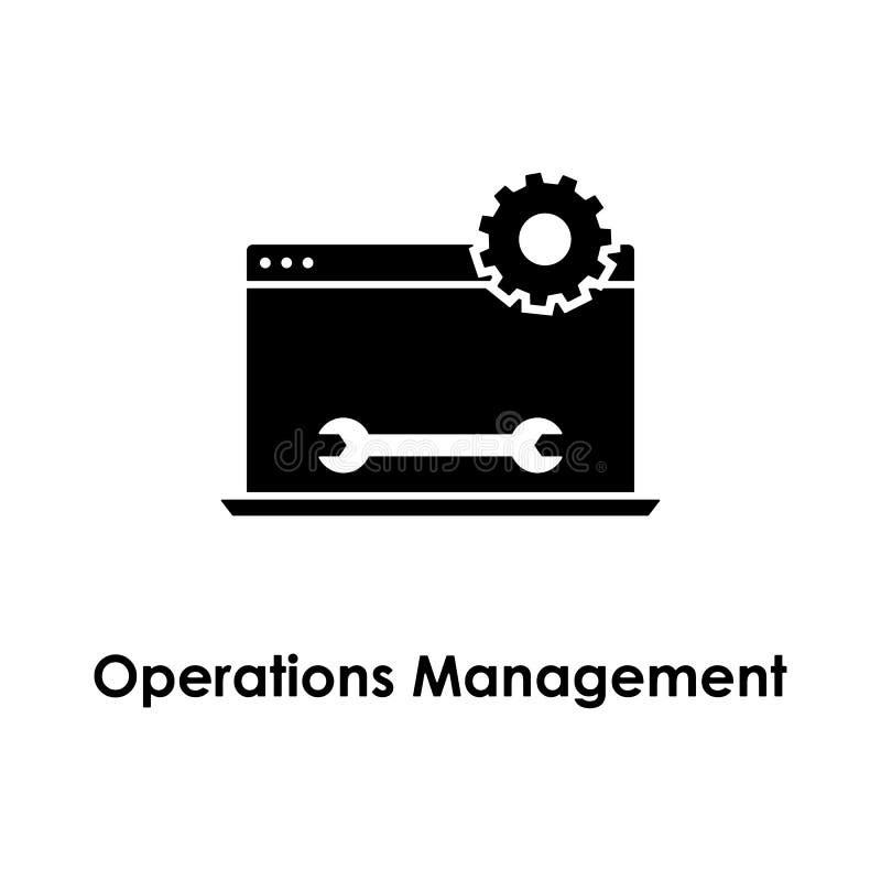 Laptop, Tools, Operations Management Icon. Element of Business Icon for ...