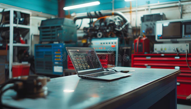 Laptop Torque Figures and Horsepower is the Engine of the Vehicle for Diagnostics and ...