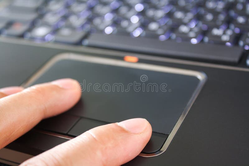 Laptop touchpad stock image. Image of electronic, office - 39561747