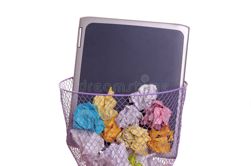 Computer in Trash stock photo. Image of computer, trash - 4812712