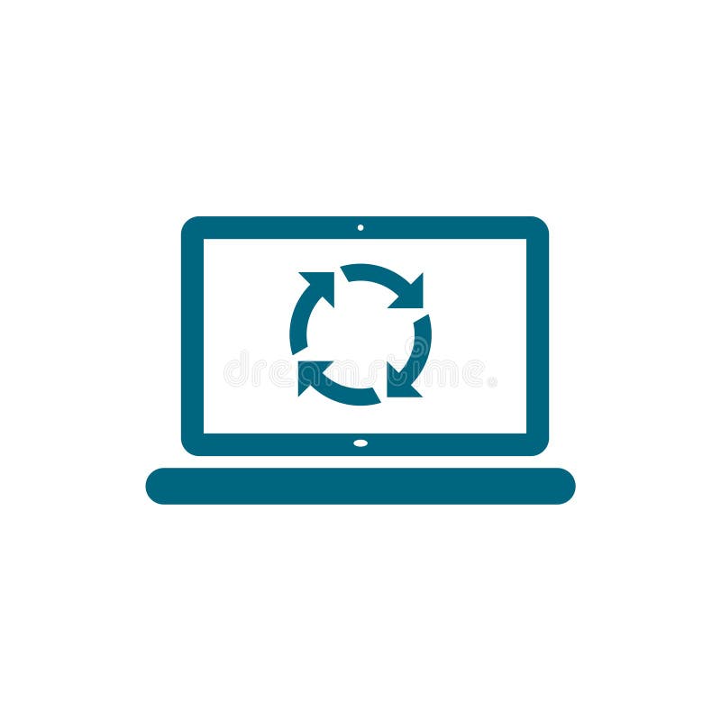 Black Update Software Sticker or Logo, Concept Meaning Replacing ...