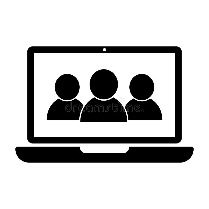 Laptop, User Icon. One of Set Web Icons Stock Vector - Illustration of ...