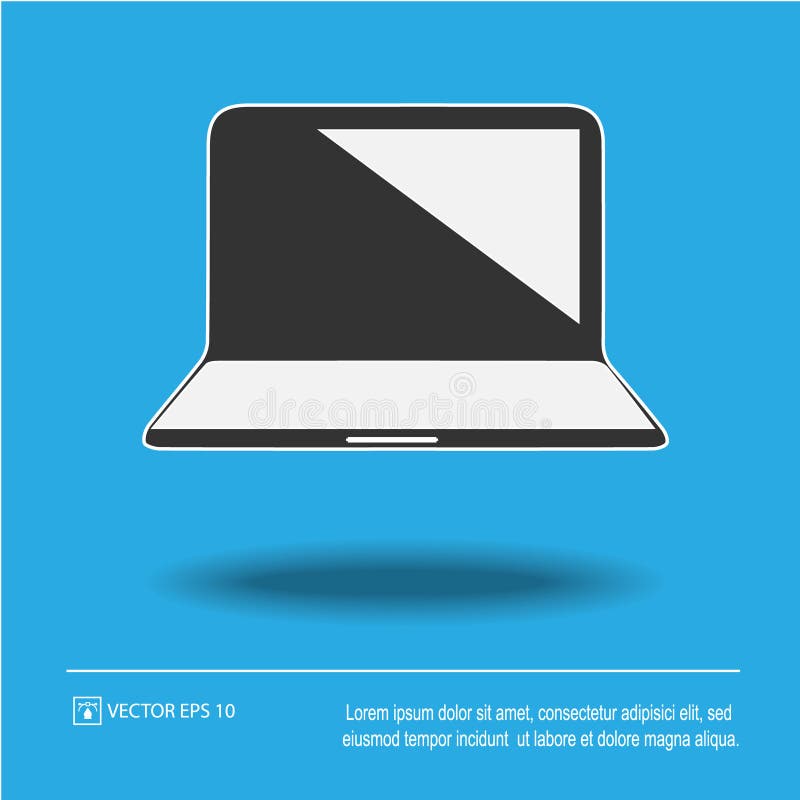 Laptop Simple Icon Stock Illustrations – 39,891 Laptop Simple Icon ...