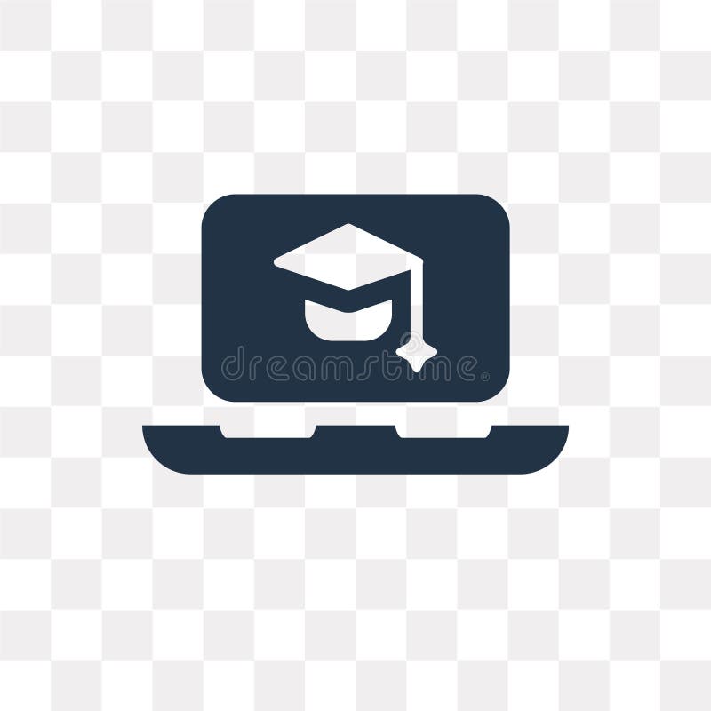 Laptop Vector Icon Isolated on Transparent Background, Linear La Stock ...