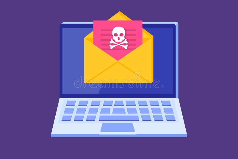 Laptop Virus Malware Trojan Notification or Alert. Hacker Attack Vector ... Laptop Virus Malware Trojan Notification or Alert. Hacker Attack Vector ...