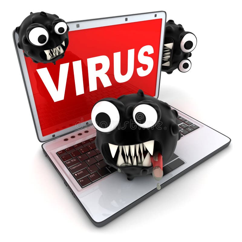 Internet Virus Alert stock image. Image of computer, indicator - 11277461