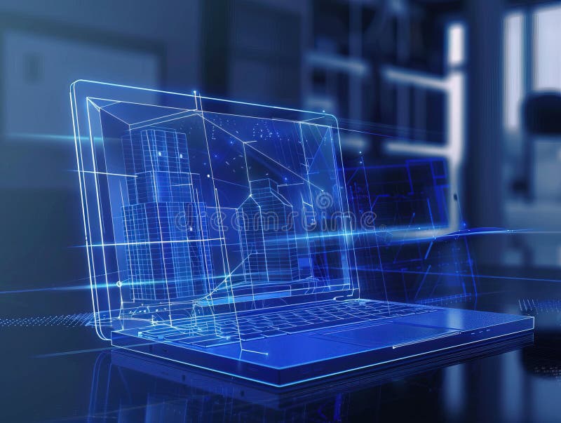 Laptop Visualization with Augmented Reality Transparent Laptop in ...