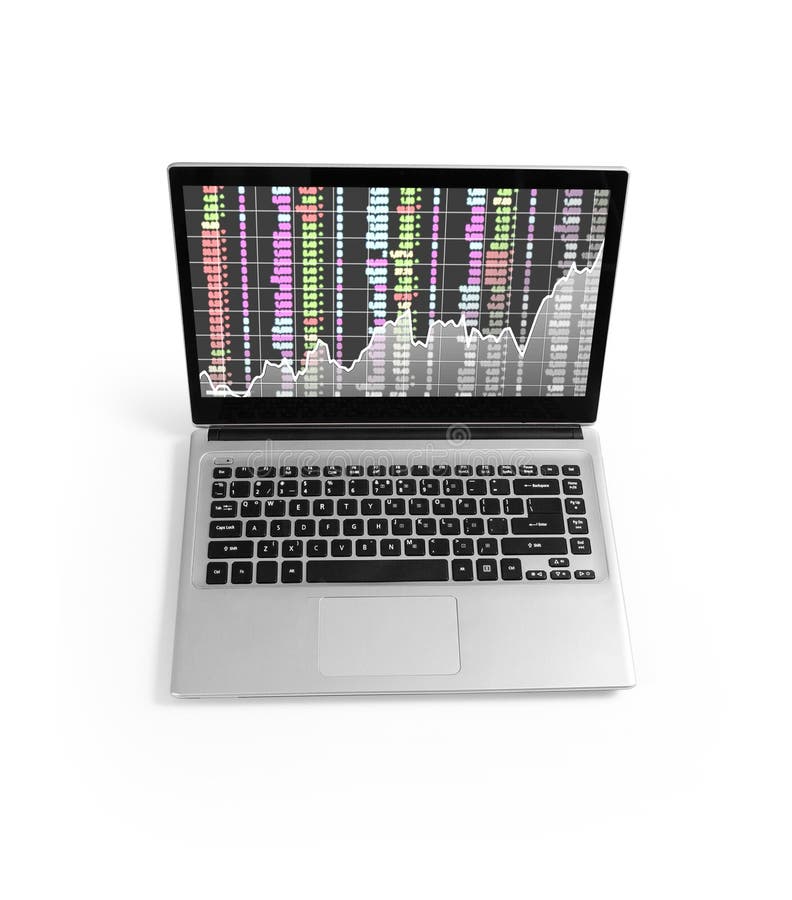 Laptop White Aluminium Body Stock Photo - Image of technology, computer ...