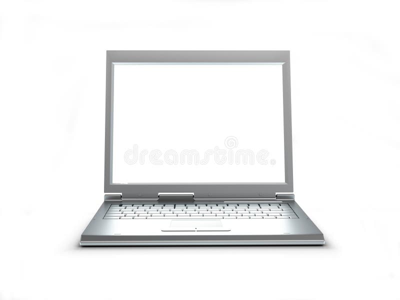 Laptop Vector Illustration Icon Isolated on White Stock Vector ...