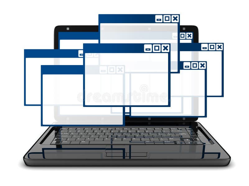 Windows stock illustration. Illustration of white, glass - 31683367