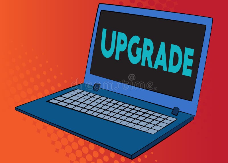 Upgrade Upgrading Latest Software Version Stock Illustration ... Upgrade Upgrading Latest Software Version Stock Illustration ...
