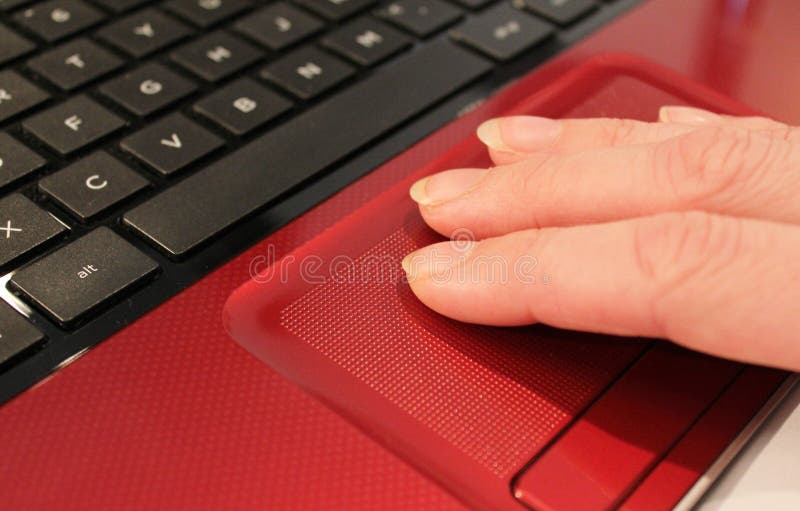 Laptop work hand fingers stock image. Image of equipment - 37260271