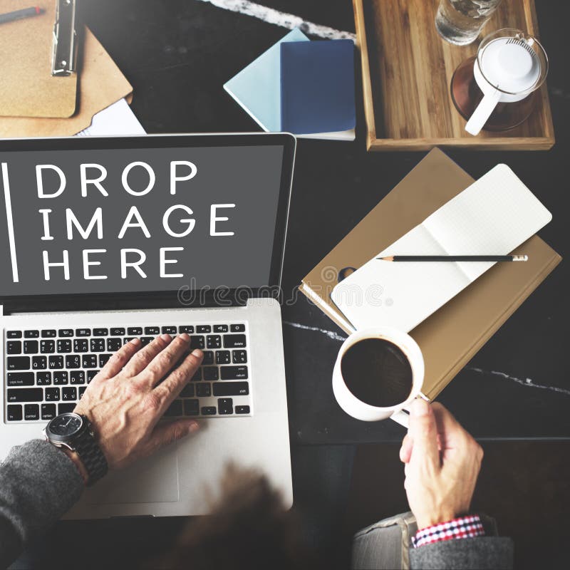 Laptop Working Technology Commercial Copy Space Concept Stock Image ...