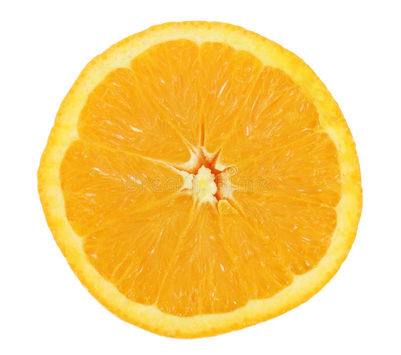 Laranja cortada foto de stock. Imagem de entalhe, alimento - 18211816