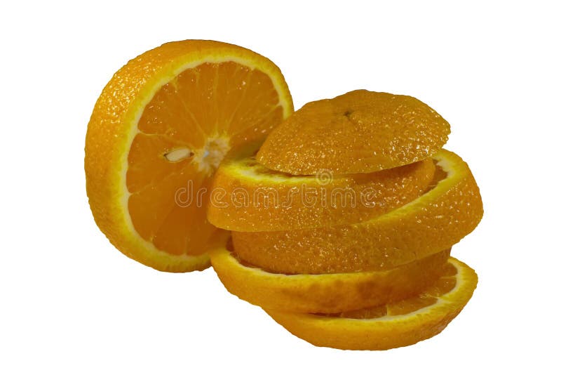 Laranja cortada foto de stock. Imagem de orgânico, tiro - 54502088