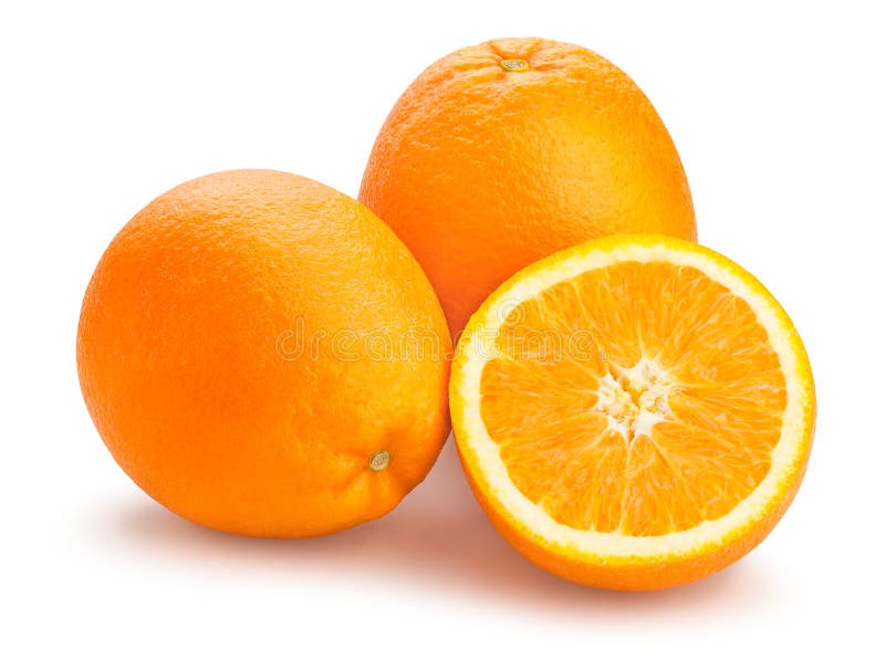 Muitas laranjas isoladas foto de stock. Imagem de laranjas - 5994860