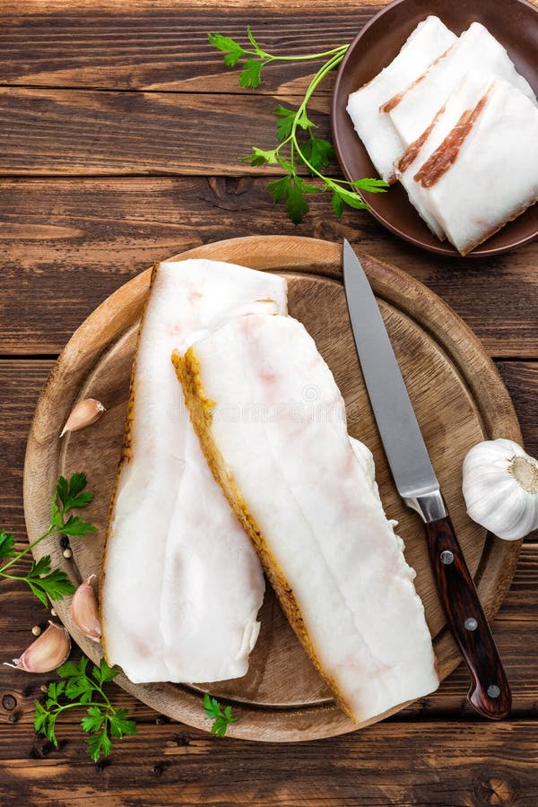 Lard stock image. Image of tasty, nutrition, food, slice - 77100711