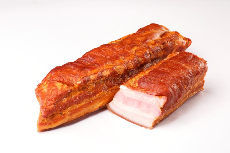 Lard on a white background stock image. Image of fast - 89007283