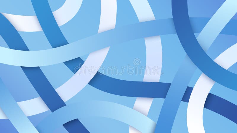 Large Abstract Gradient Lines Intersect in Various Directions. Vector ...