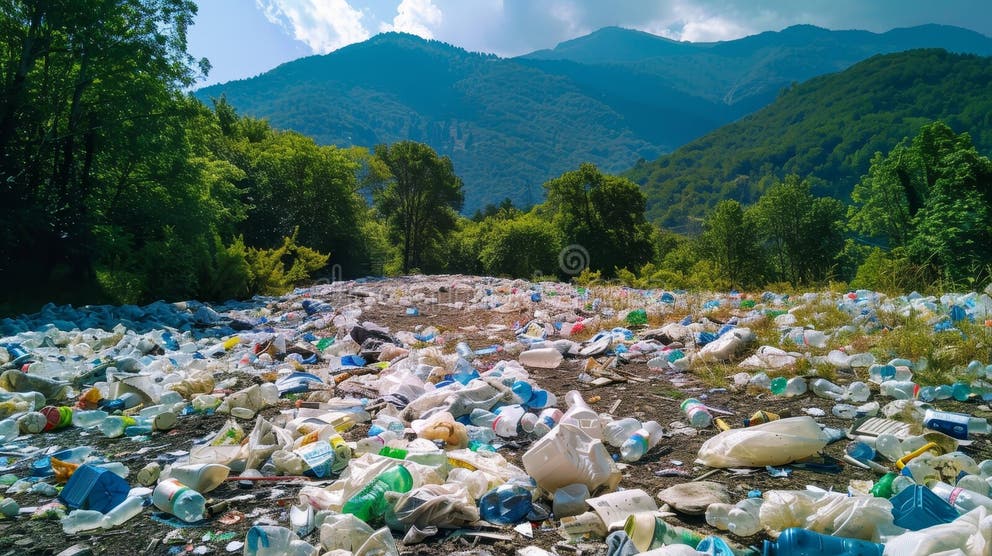 Large Accumulation of Plastic and Garbage Dumped in the Remote ...