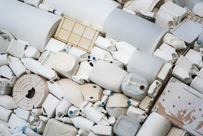 A Pile of Plastic Litter and Waste Stock Image - Image of global ...