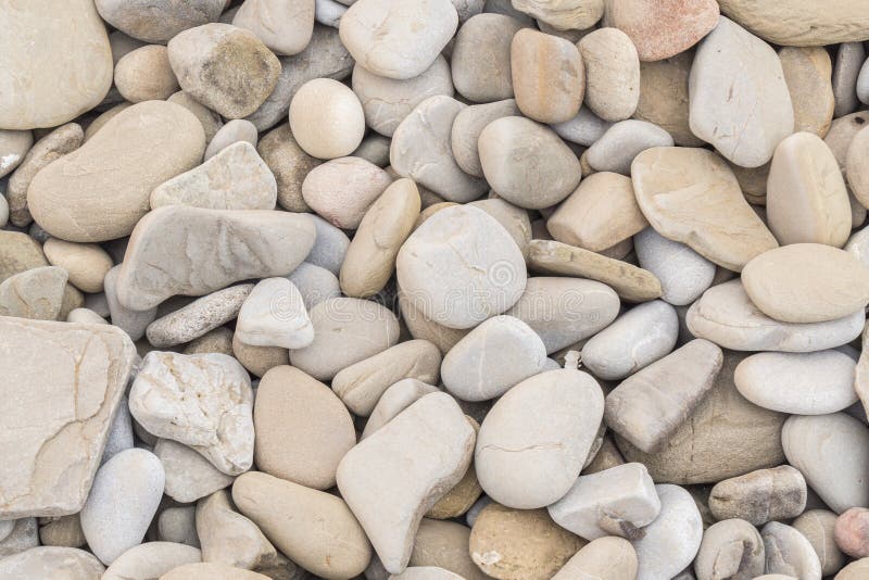 Large Amount Rounded and Polished Beach Rocks Stock Photo - Image of ...