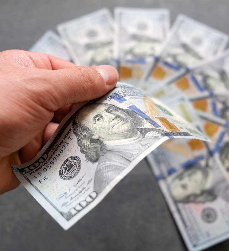 A Large Amount of 100 USD Dollars Banknotes Stock Photo - Image of note ...