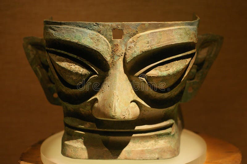 Ancient Gold Inca Mask editorial photography. Image of ancient - 18060707